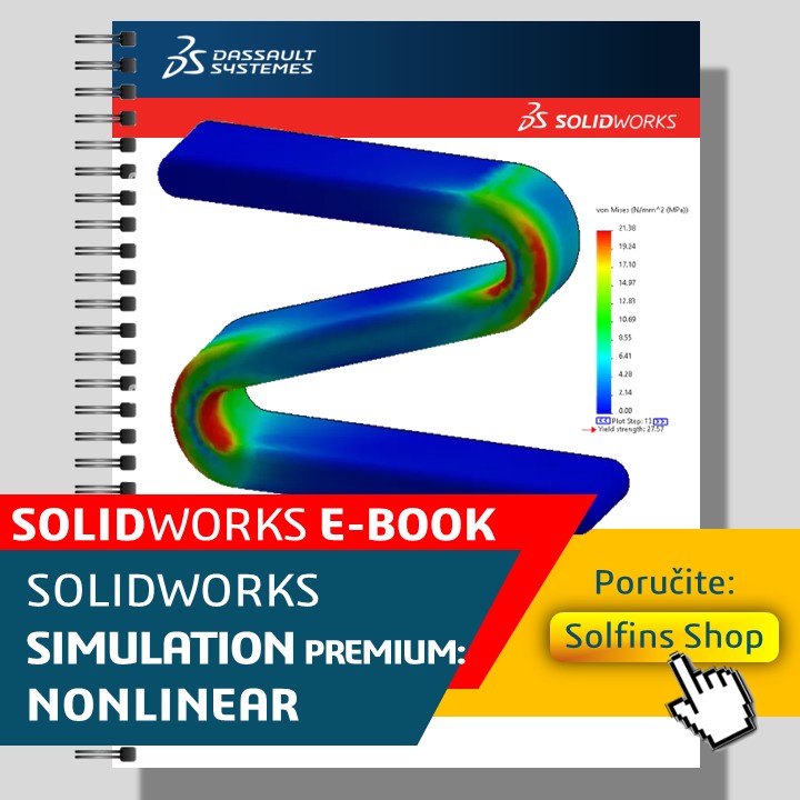 E-Knjiga - SolidWorks SIMULATION Premium: NONLINEAR | SOLFINS